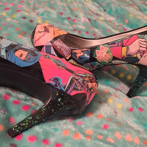 Mossimo Supply Co. | Shoes | Custom Handmade Comic Book Heels | Poshmark